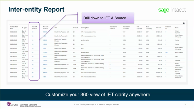 Sage Intacct Inter-Entity Setup - Dean Dorton - CPAs and Advisors ...